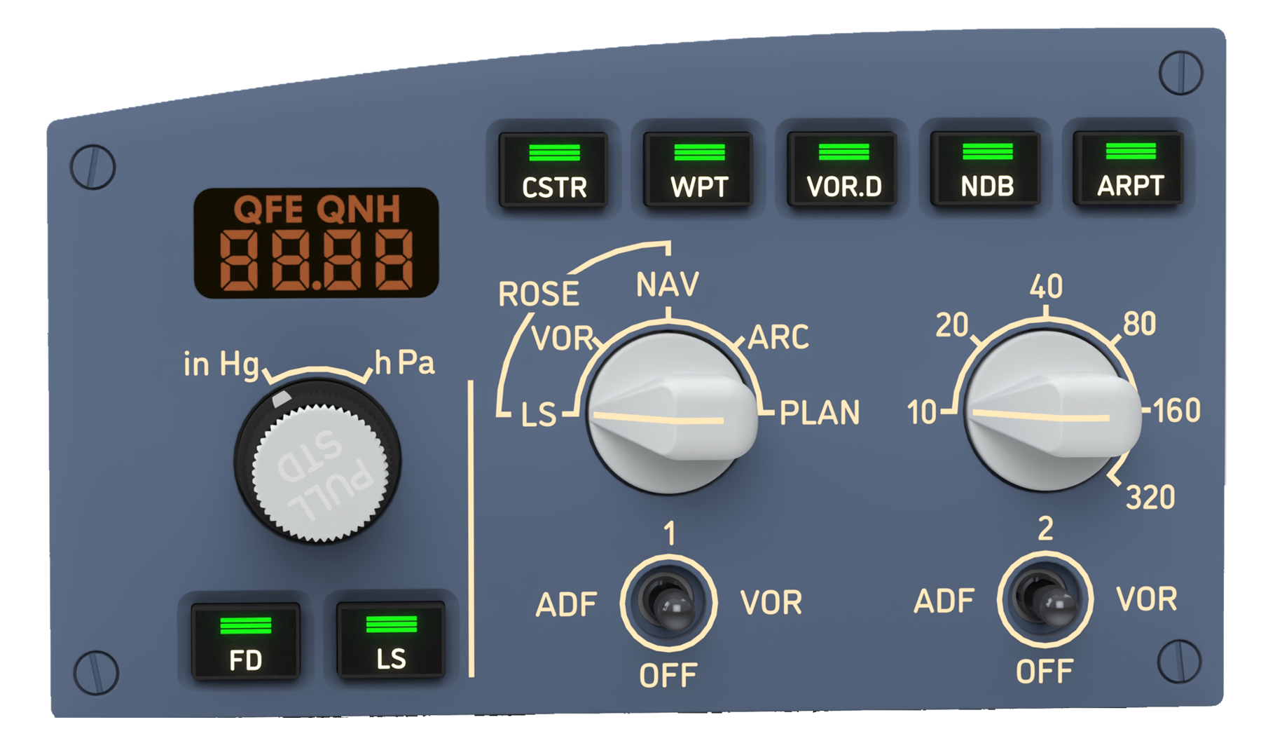 Cockpit Simulator - CS 320N FCU-L | Aerosoft Shop