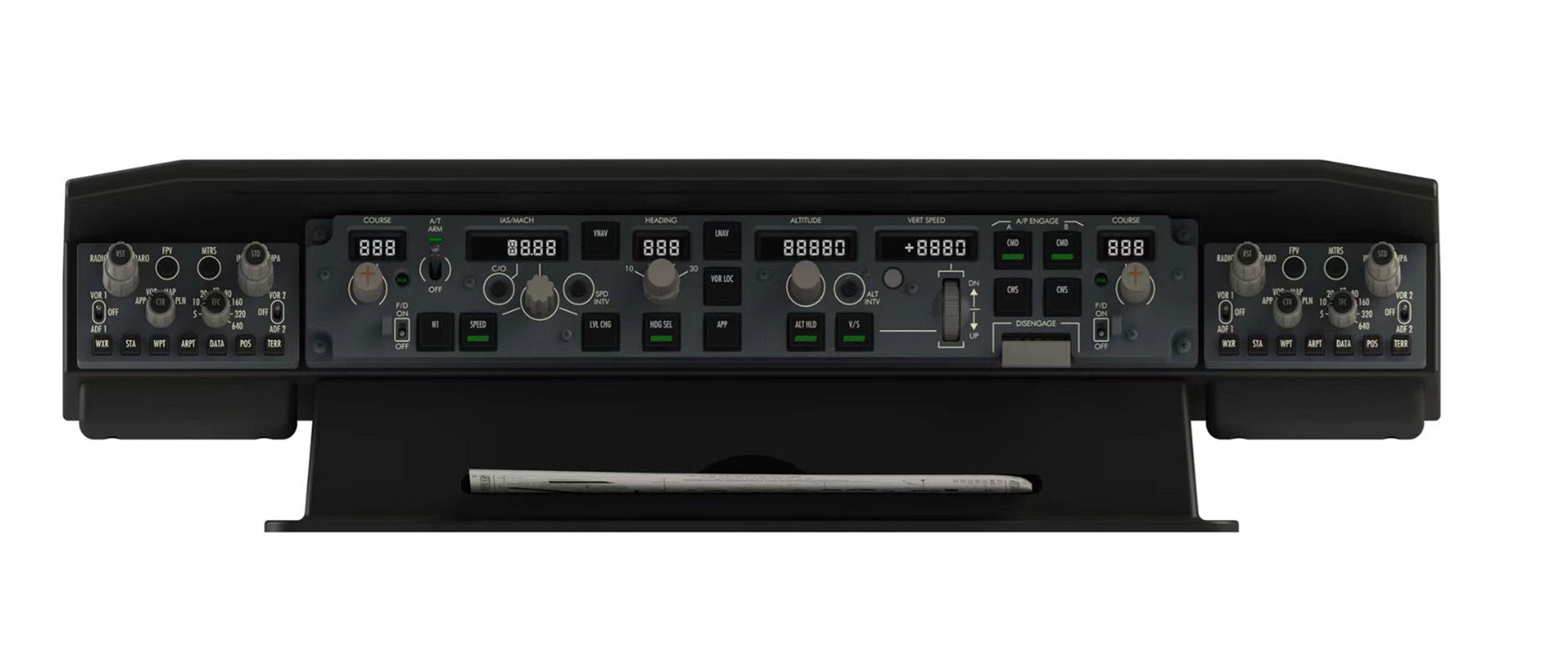 Cockpit Master - CS 737X MCP & EFIS Desktop Stand | Aerosoft Shop