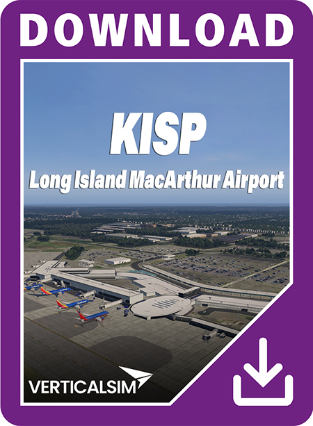 KISP - Long Island MacArthur Airport XP | Aerosoft Shop