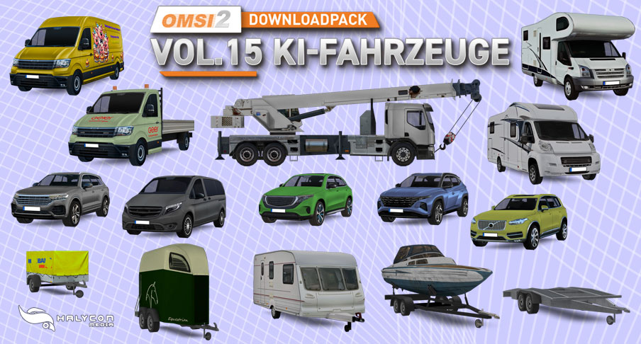OMSI 2 Downloadpack Vol. 15 - AI Vehicles | Aerosoft Shop