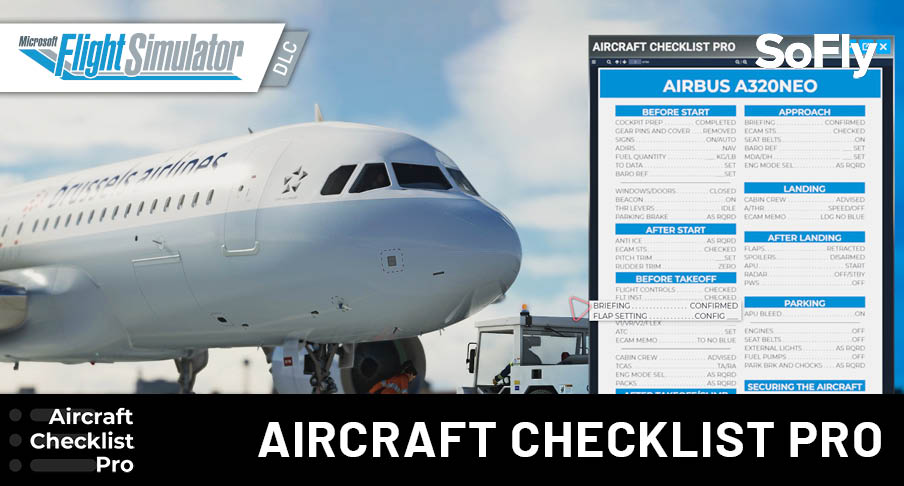 SoFly - Aircraft Checklist Pro 2020 | Aerosoft Shop