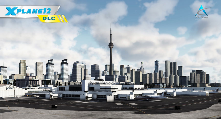 Skyline Simulations - CYTZ - Billy Bishop Toronto City Airport XP12 ...